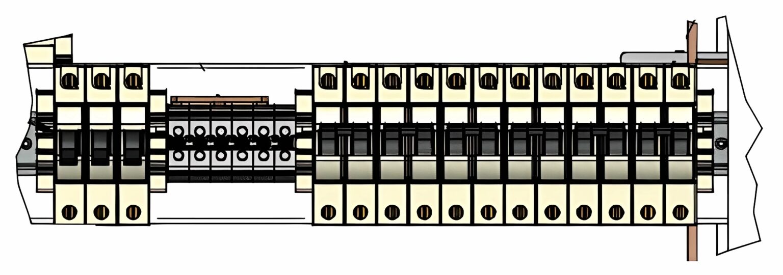 DC power distribution panel: The Main Module - Energy DC/AC